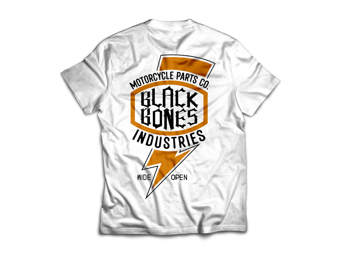 Vintage Wide Open Tee – Black Bones Industries